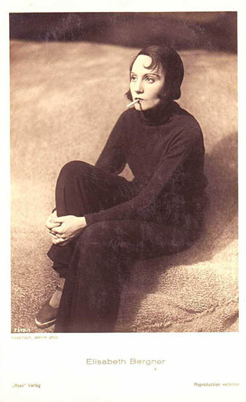 Elizabeth Bergner Performers Ross Verlag Postcard Images